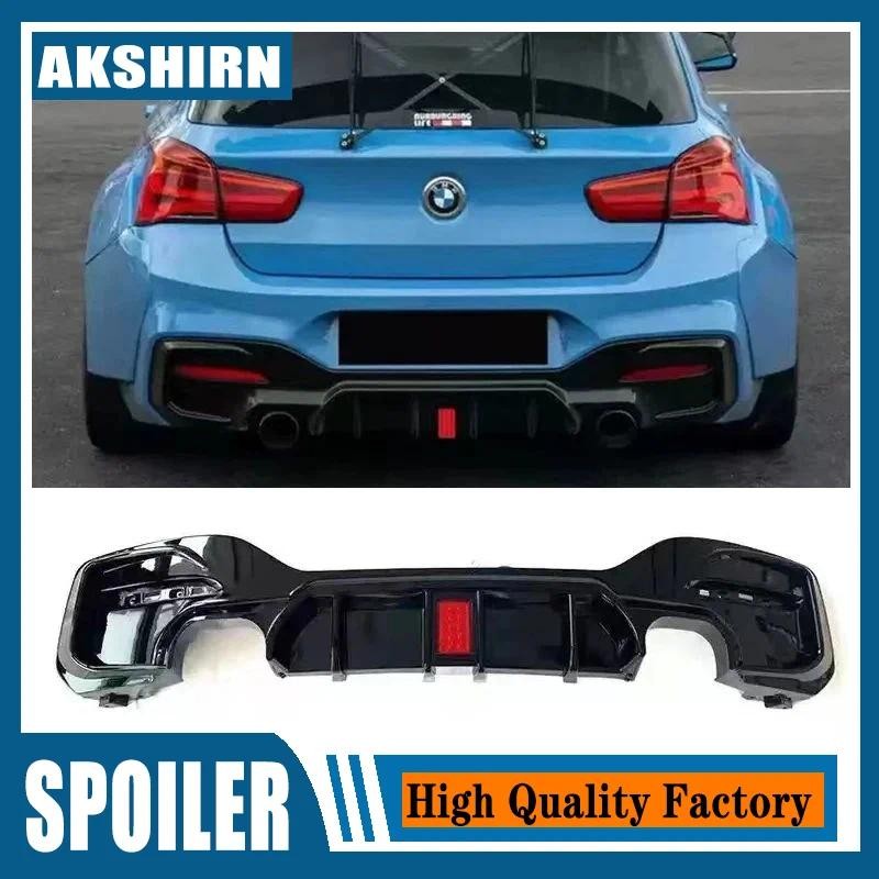 ABS Rear Lip Diffuser Spoiler Bumper for BMW 1 Series M Sport F20 F21 ...