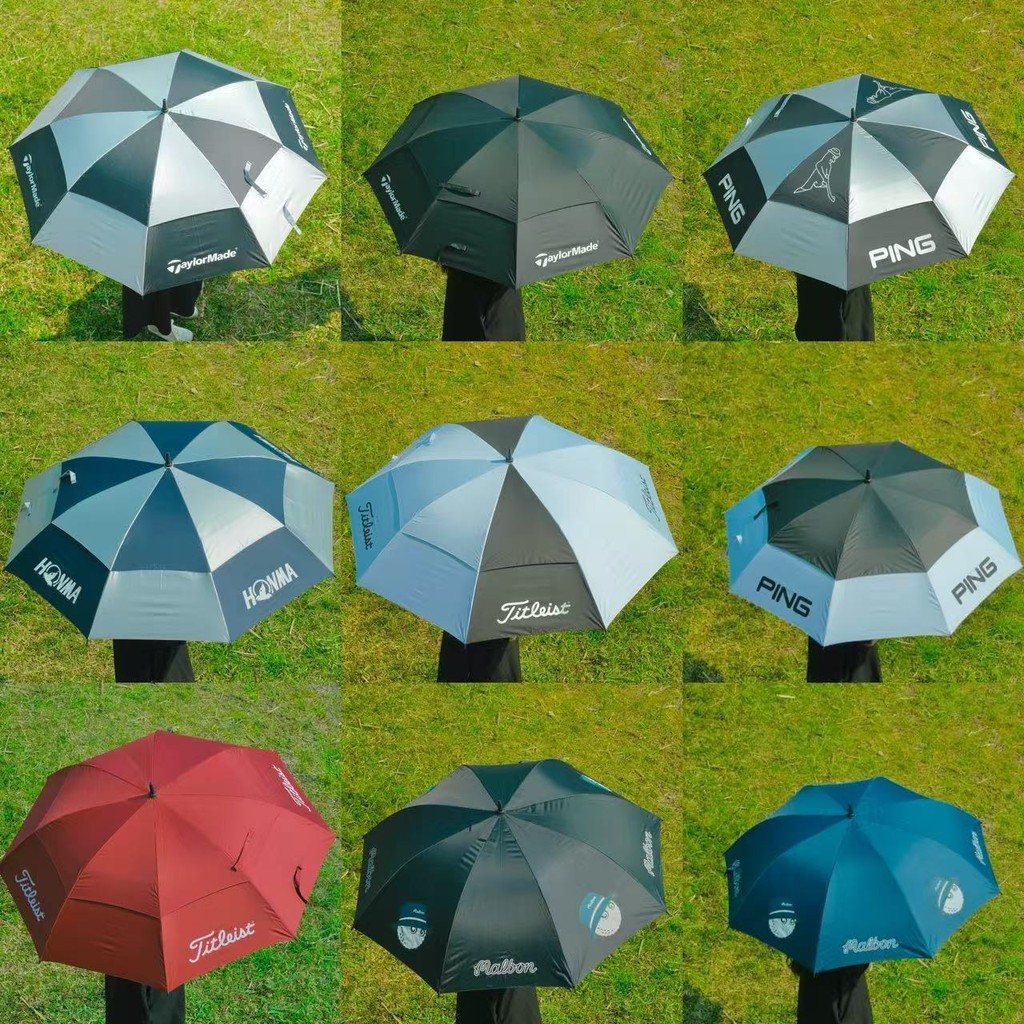 Golf Umbrella Large Double Reinforced Sunscreen Anti-Ultraviolet Long ...