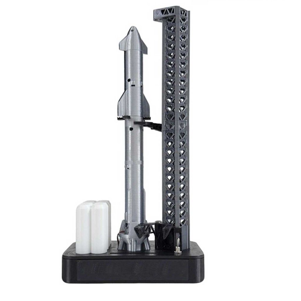 NEWARRIVAL Starship Model 1:200 Scale with LED Flame Effect, SpaceX ...