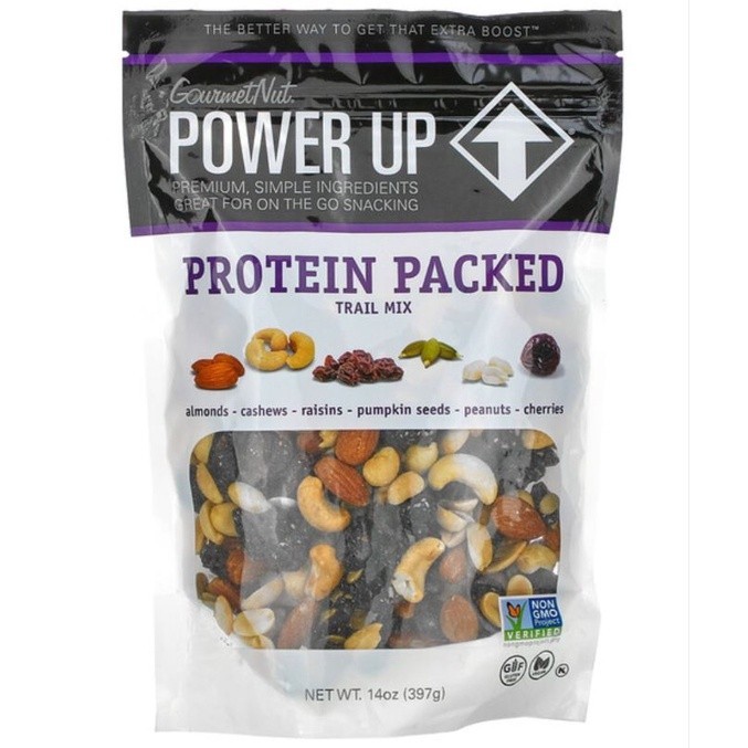 Power Up, Gourmet Nut, Protein Packed Trail Mix, 14 oz (397 g) | Shopee ...