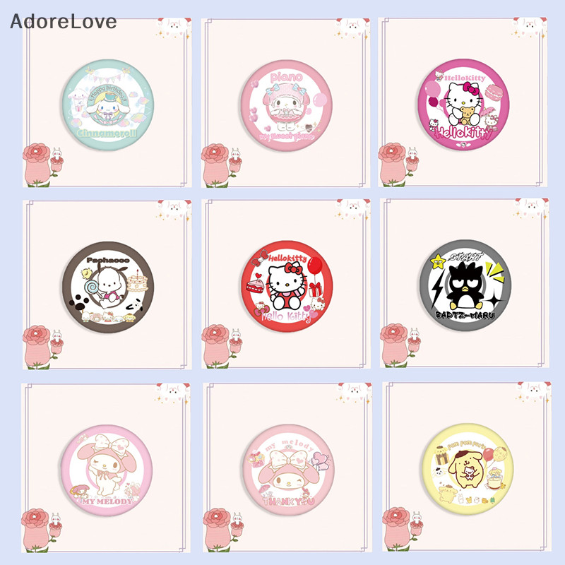 ADL Cute Cartoon Sanrio Tin Badge And Chest Badge Cinnamoroll Kuromi ...