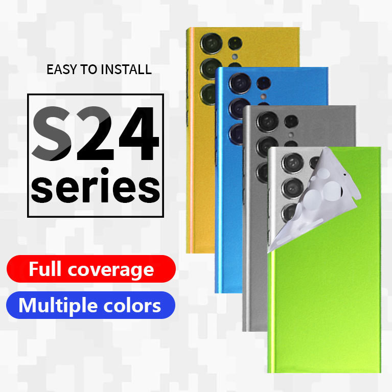 Anti-scratch Film Colorful Back Stickers For Samsung Galaxy S25 S24 ...