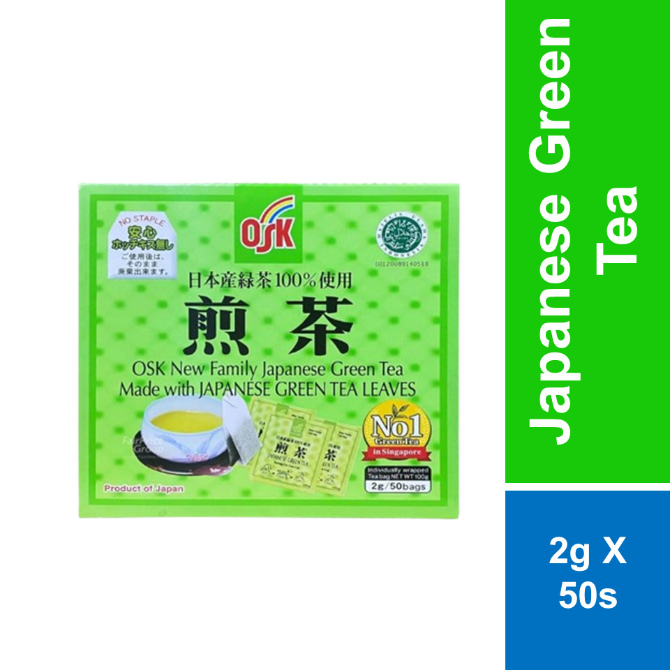 OSK Japanese Green Tea 2g x 50s | Shopee Malaysia