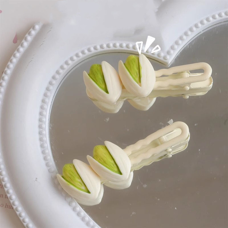 Pistachios Hairpin Fun Cute Snacks Hair Accessories Spoof Simulation ...
