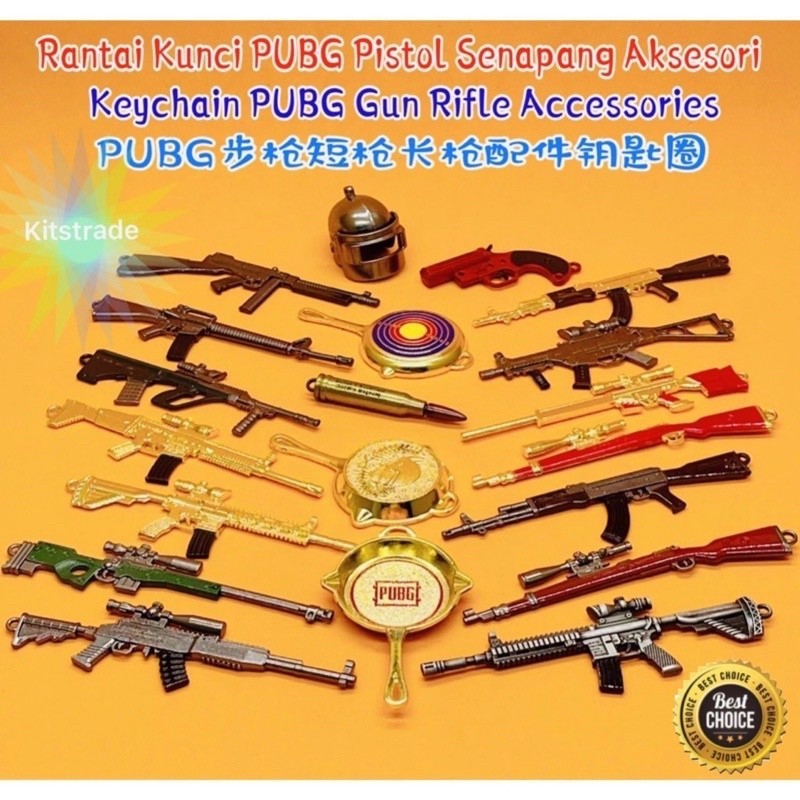 PUBG Keychain Gun Rifle 步枪短枪长枪配件PUBG钥匙圈 | Shopee Malaysia
