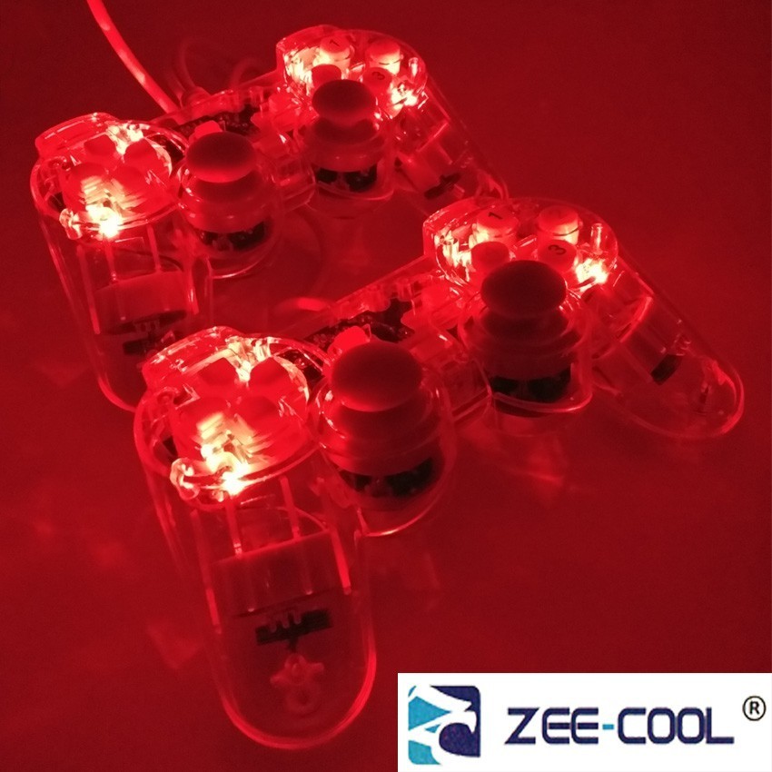 Official Zee-cool DoubleShock Transparent TwinJoystick With Red Light ...