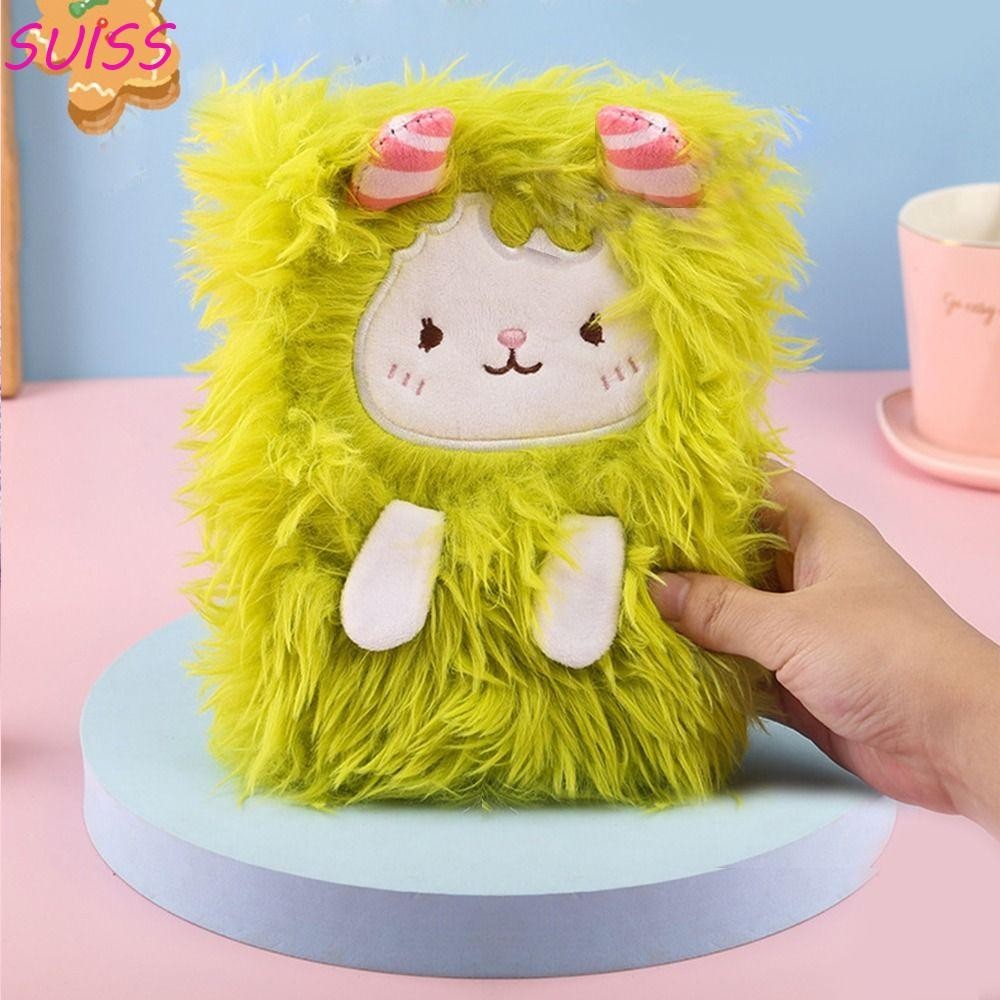 SUISS Plush B5 Notebook, Diary Note Pad Hand Account Furry B5 Notepad ...