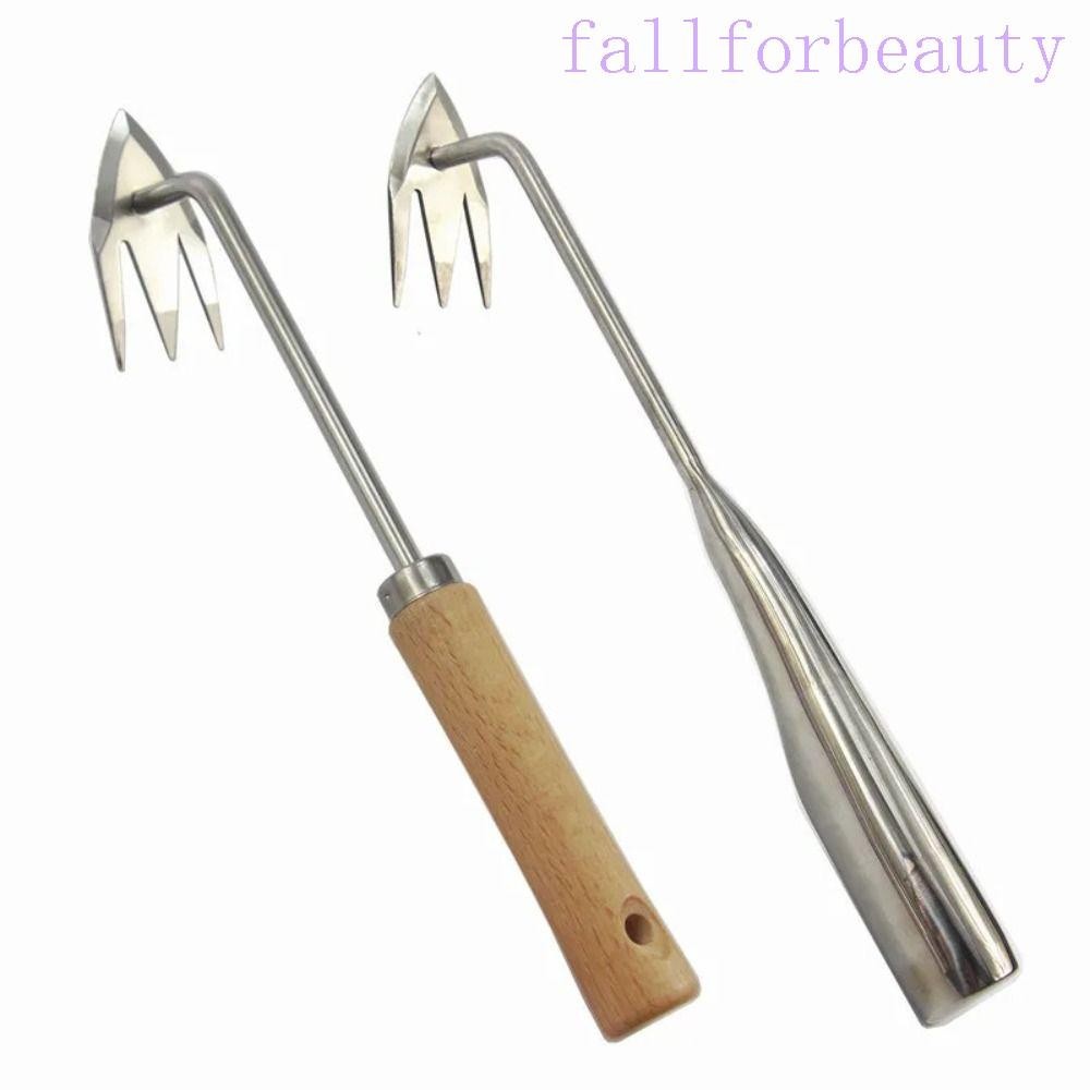 FALLFORBEAUTY Hand Weeder Tool, Stainless Steel Light Duty Garden ...