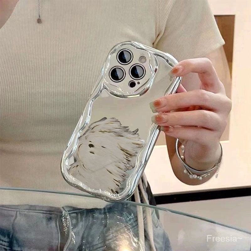 Electroplating Hair Dryer Dog Apple 15/14Plus13/12promax/11 Phone Case ...