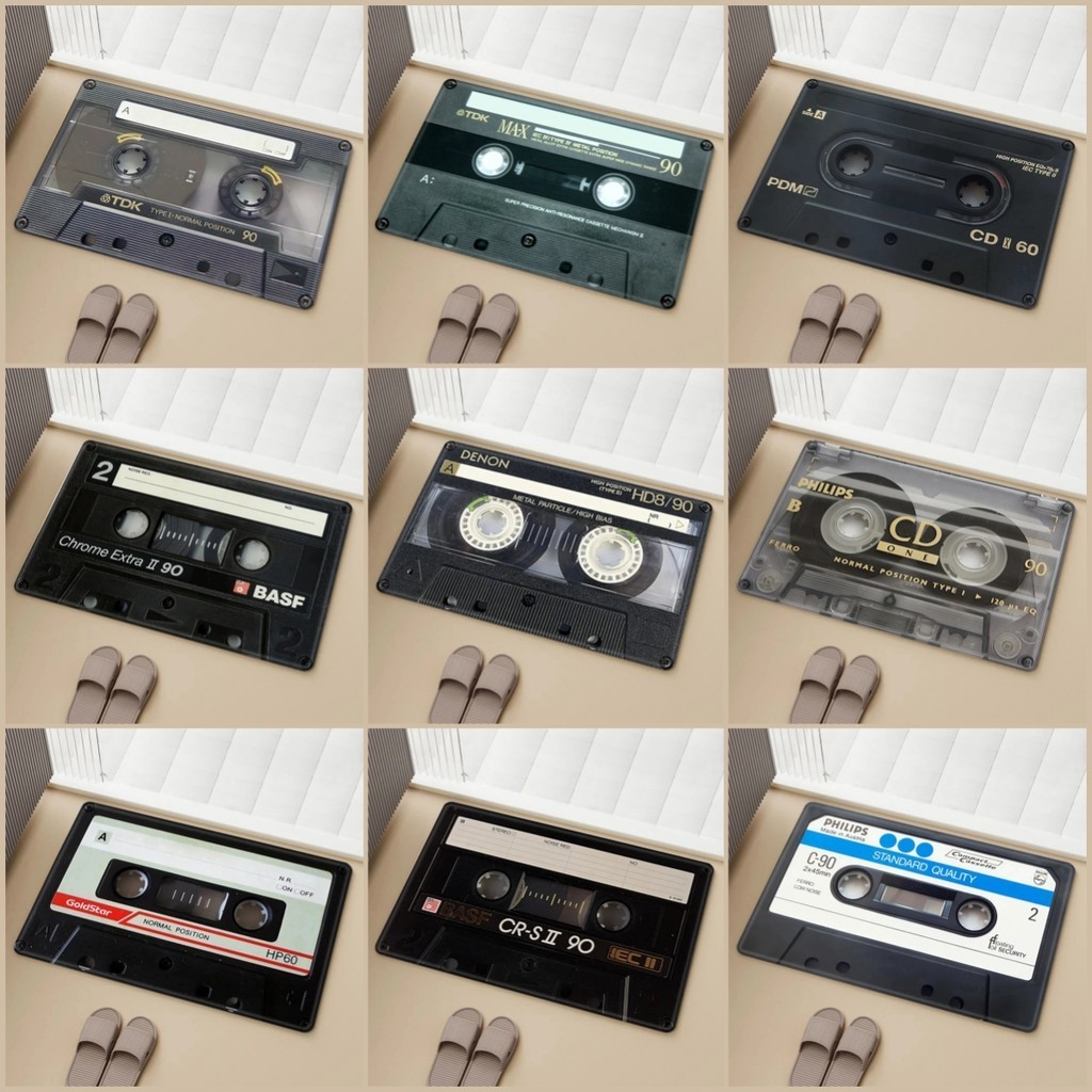 Vintage Cassette Music Tape Mat for Hallway Prayer Rug Carpets Living ...