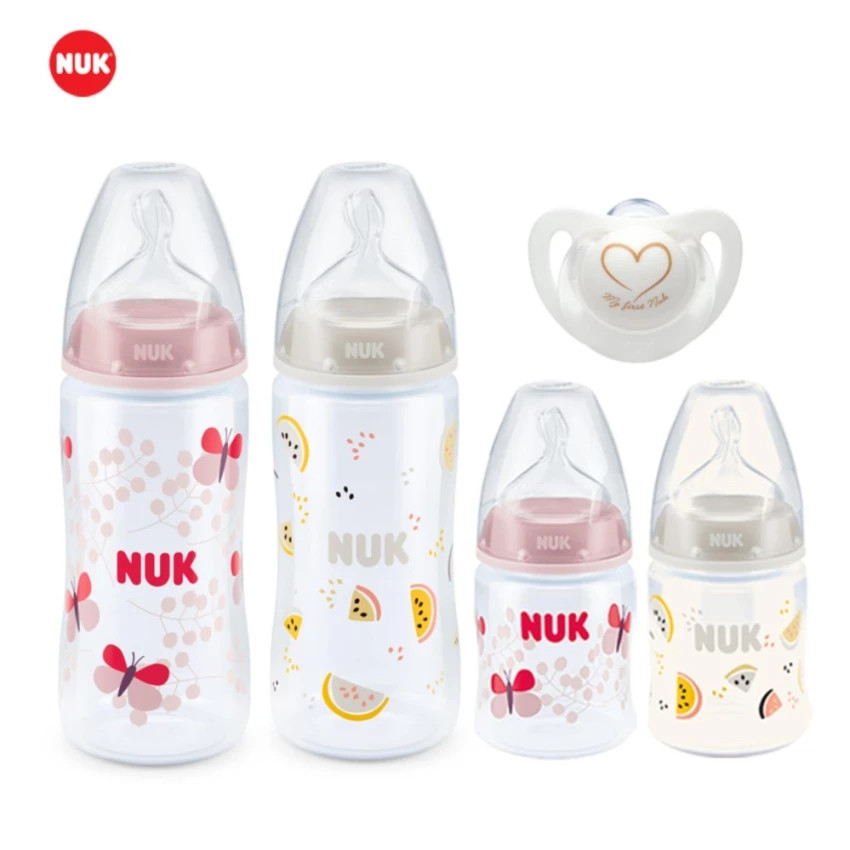 [GENUINE] NUK Bottle Welcome Set (Pink Butterfly&White Watermelon ...