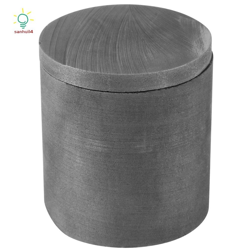 Graphite Melting Crucible Casting With Cover 40*40mm For Silver&black ...