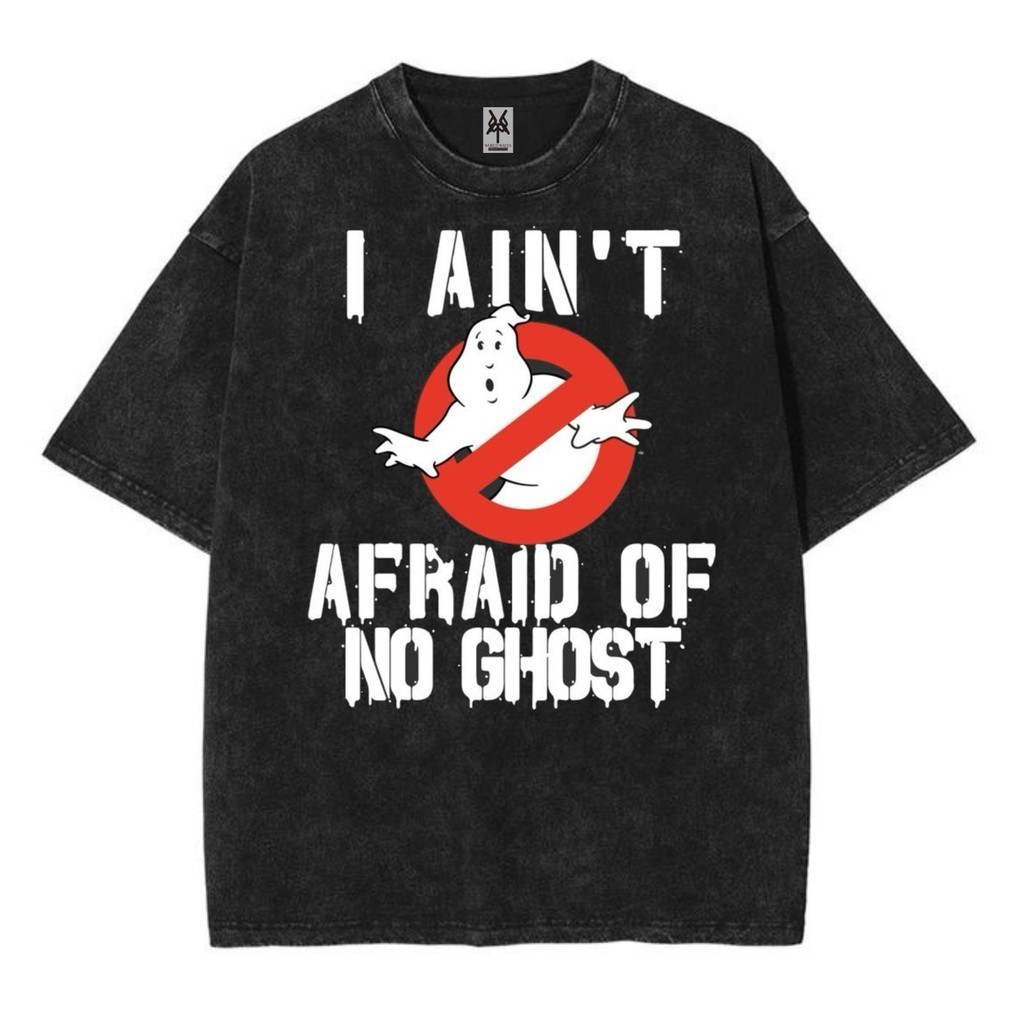 Kaos oversize Ghostbusters i aint afraid of no ghost washed washing ...