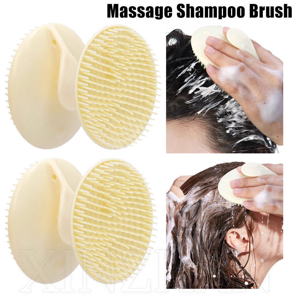 Shampoo Comb - Adult Scalp Massage Comb - Thickened, Portable, Soft ...