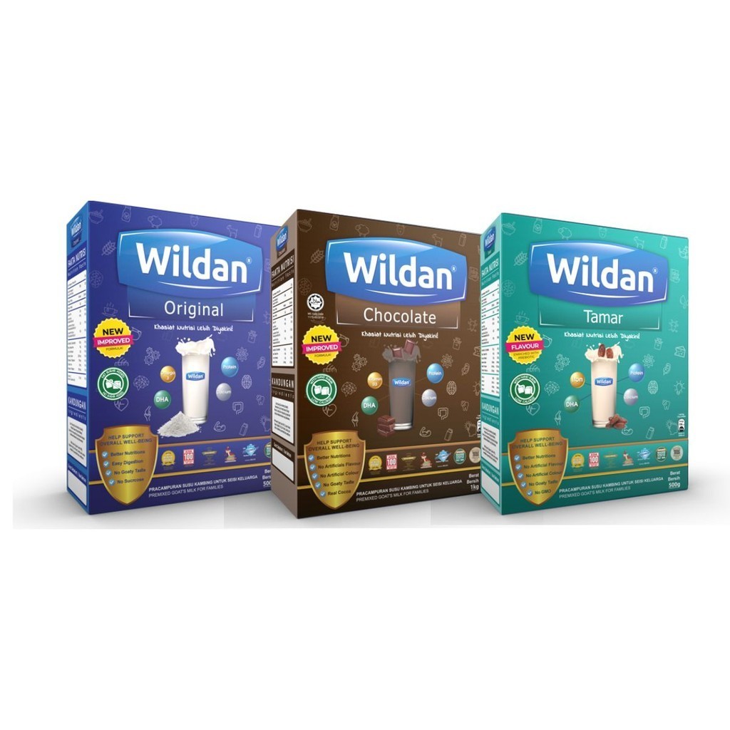 Wildan Family Goat Milk Susu Kambing Original Chocolate Tamar Asli ...