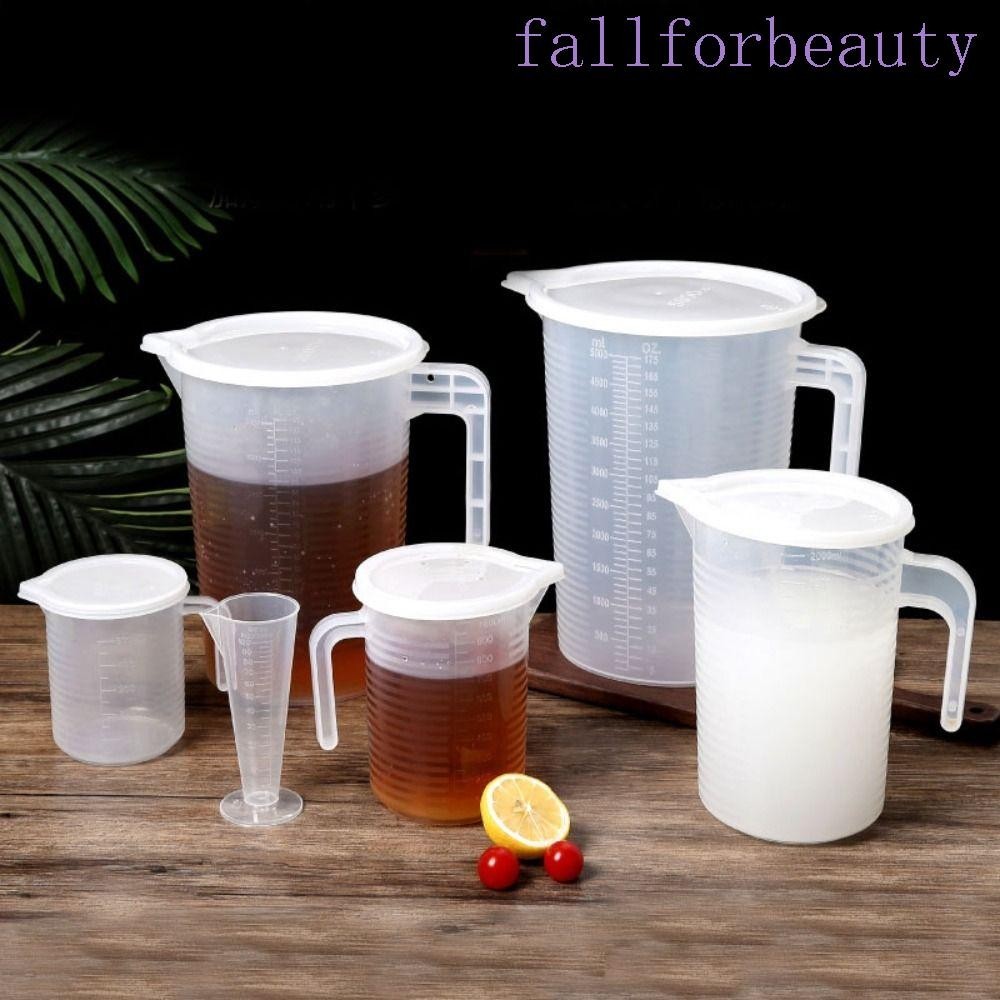 FALLFORBEAUTY Graduated Measuring Cup, Transparent Large-capacity Scale ...