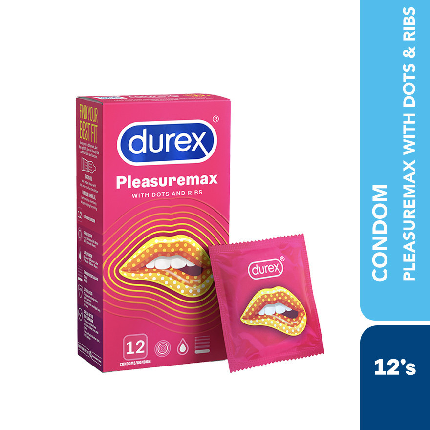 DUREX Condom Pleasuremax Dots & Ribs 12s | Shopee Malaysia