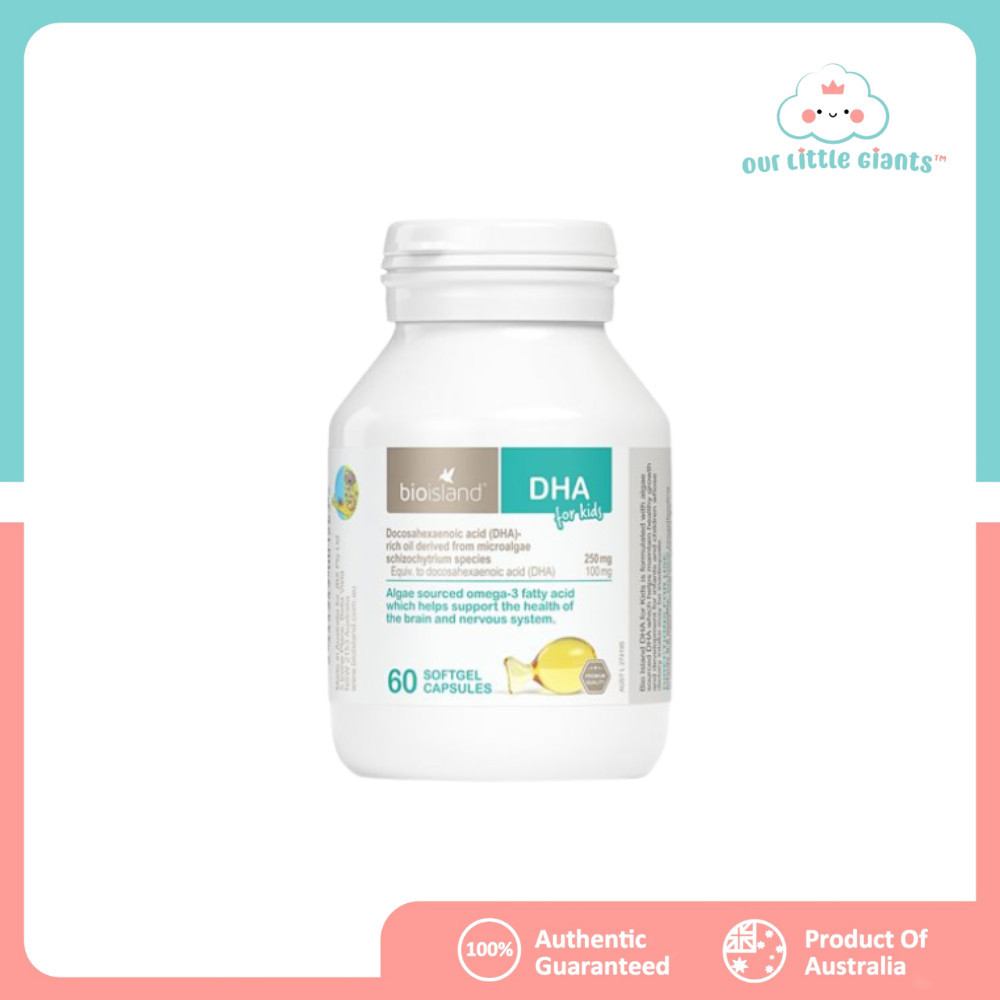 Bio-Island DHA For Kids (60 Softgel Capsules) | Shopee Malaysia
