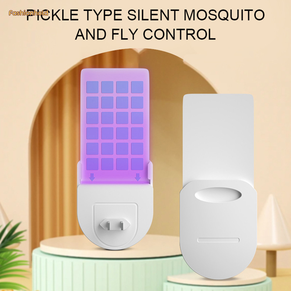 Indoor Plug-in Mosquitoes Trap Safety UV Light Attractant Electric Bugs ...