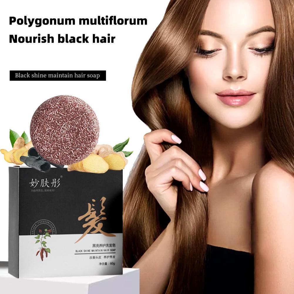 Shampoo Soap Polygonum Multiflorum Oil Control Dandruff Removal Scalp ...