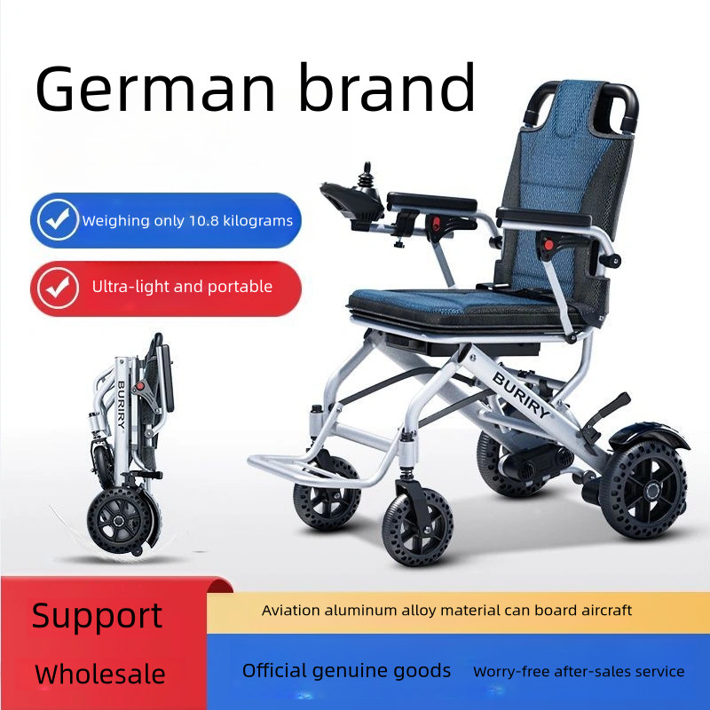 New Foldable and lightweight electric wheelchair for elderly people ...