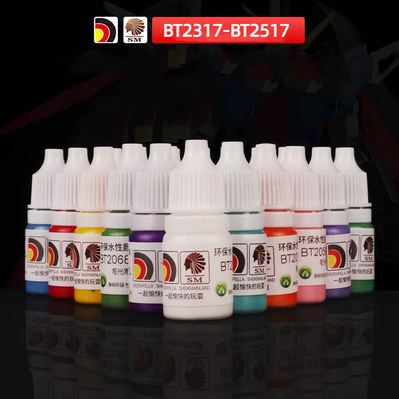 Water-Based Gundam Paint Model Paint Matte Color 5ml BT2317-2517 ...