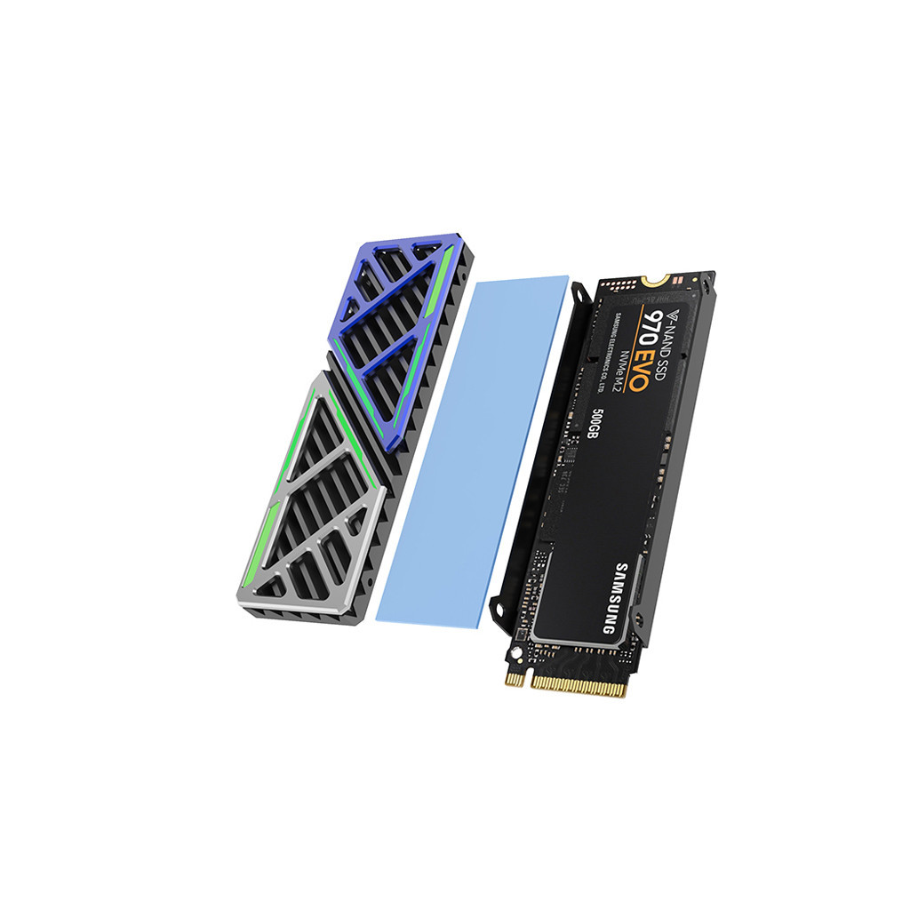 JEYI M.2 SSD Heatsink for M2 2280 NVME NGFF Solid State Drive Heat Sink ...