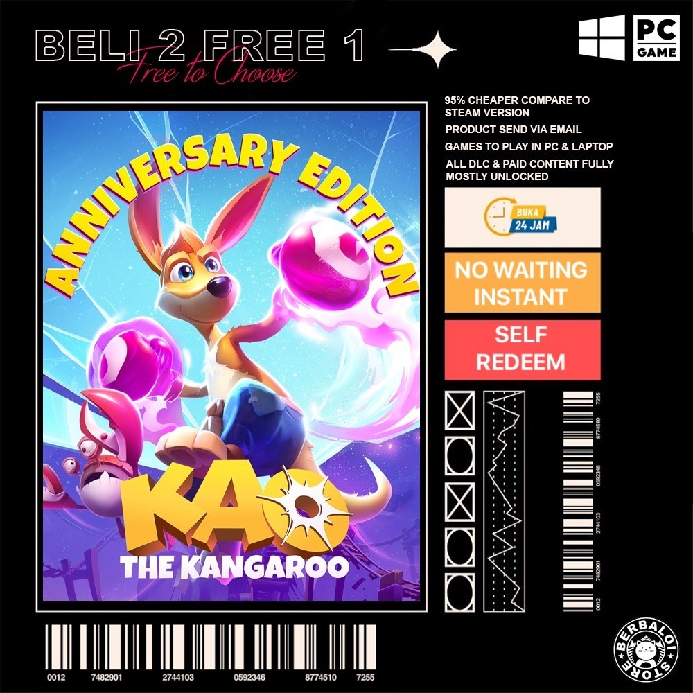 [FAST SEND] KAO THE KANGAROO: ANNIVERSARY EDITION [PC GAME | PC DIGITAL ...