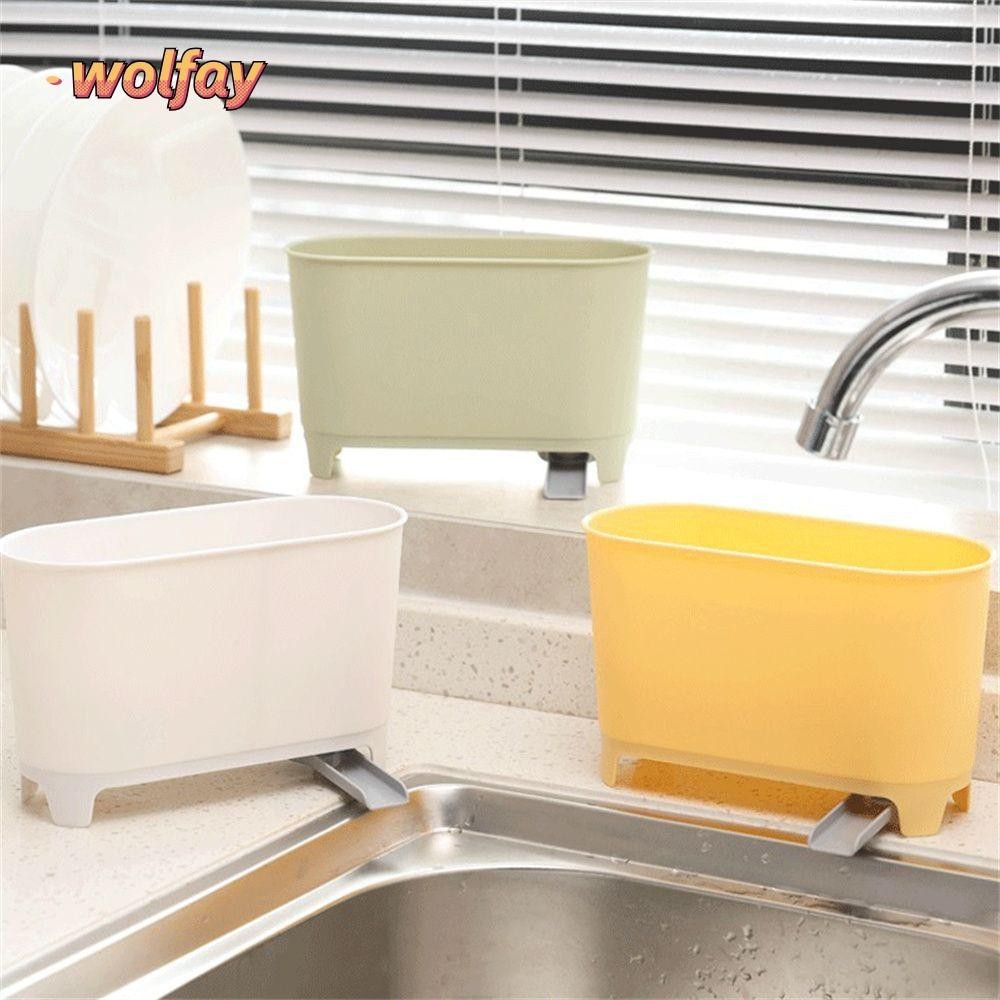 WOLFAY Drain Bucket Household Kitchen Waste Bucket Food Residue Storage ...