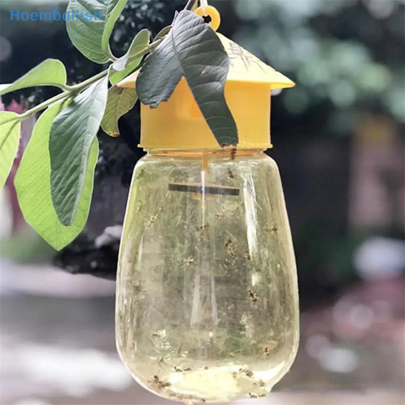 Hoe> Fruit Fly Trap Killer Yellow Plastic Drosophila Trap Anti Fly Fruit Fly Killer Catcher ...