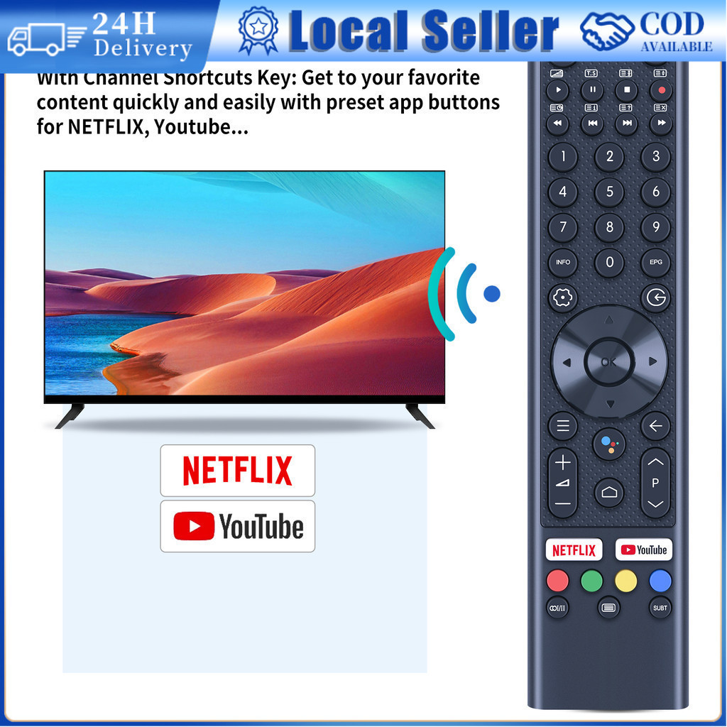 1 Piece Smart TV Remote Control For CHANGHONG CHiQ LED TV GCBLTVC1GBBT ...