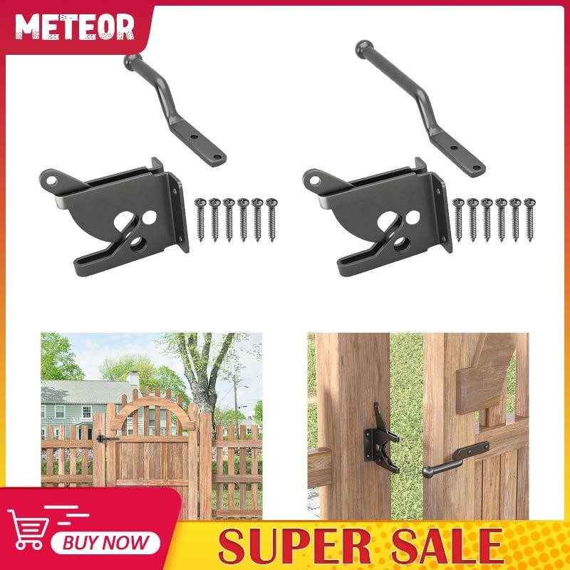 [meteorMY] Fence Gate Hinge Latch Self Locking Hardware Professional ...