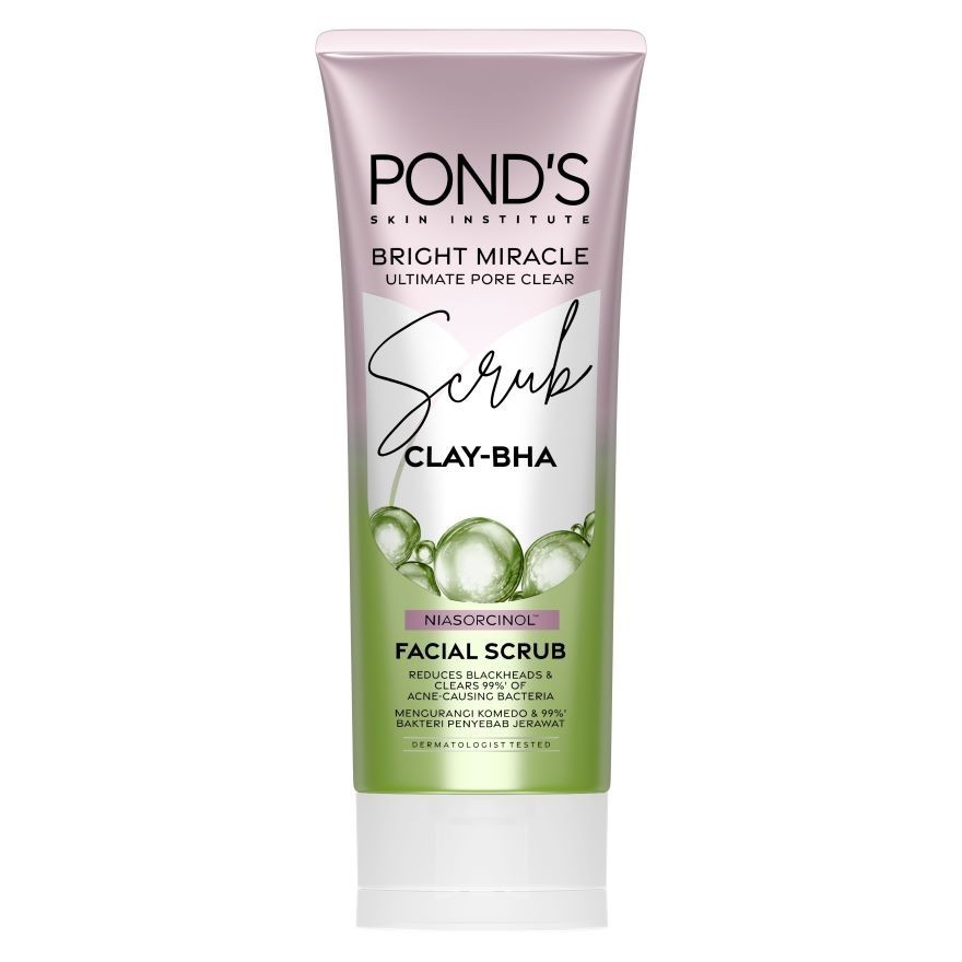 PONDS Bright Miracle Face Scrub Clear 100g | Shopee Malaysia