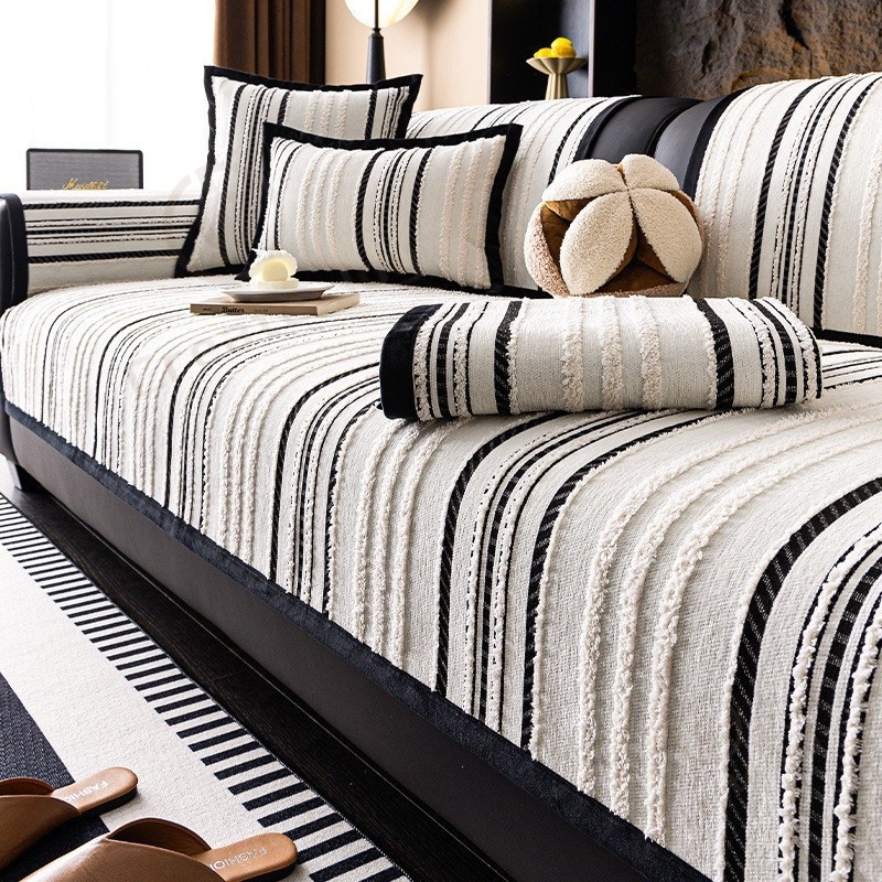 New Boho Sofa Cover Set Anti slip Alas Sofa Ruang Tamu Pelapik Sofa ...