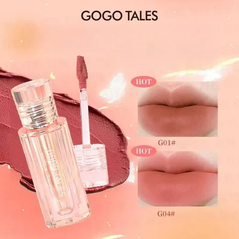 Gogo TALES Light Mist Lip Mud Color Rendering Makeup Velvet Matte ...