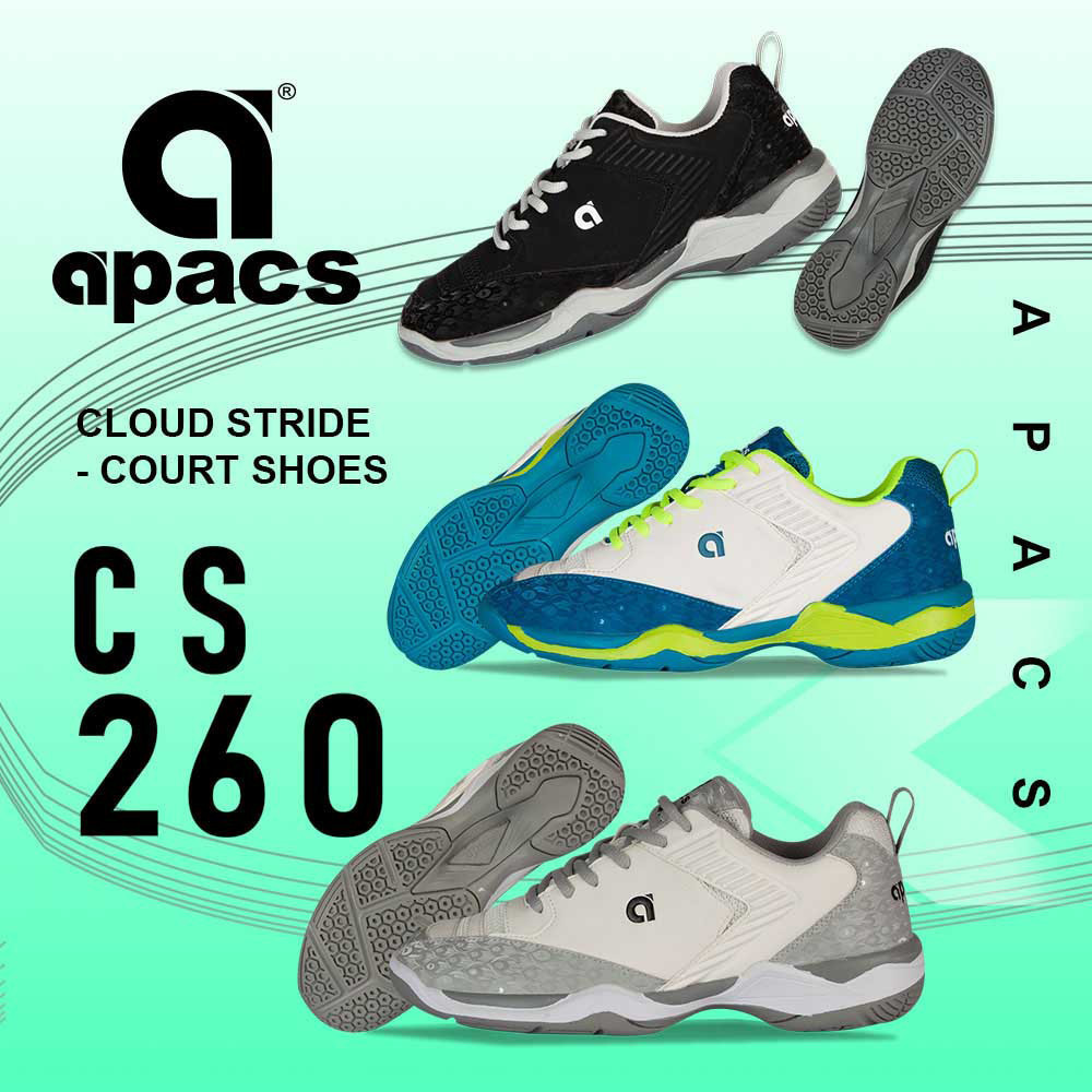 APACS CS260 Court Shoes/Badminton shoes/Training Shoes /Kasut Sukan ...