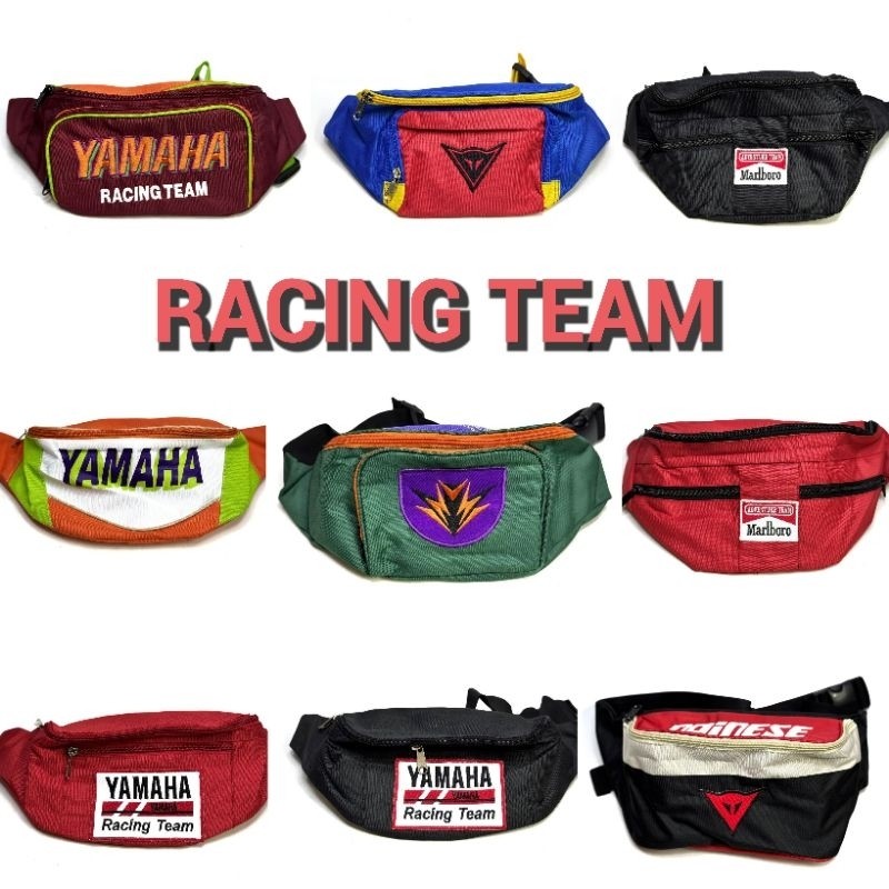 Bag motor Marlboro racing team classic style waist bag sling pouch bags ...