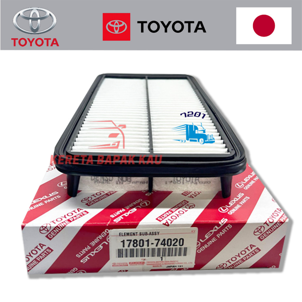TOYOTA 17801-74020 AIR FILTER TOYOTA RAV 4 COROLLA T18 Hatchback CAMRY ...