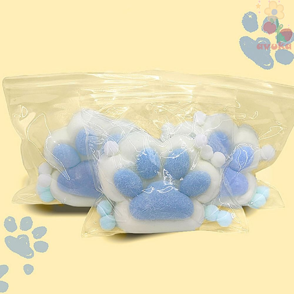 AVUKA Cat Paw Fidget Toy, Kneading Soft Cat Paw Squeeze Toy, Cute 3D ...