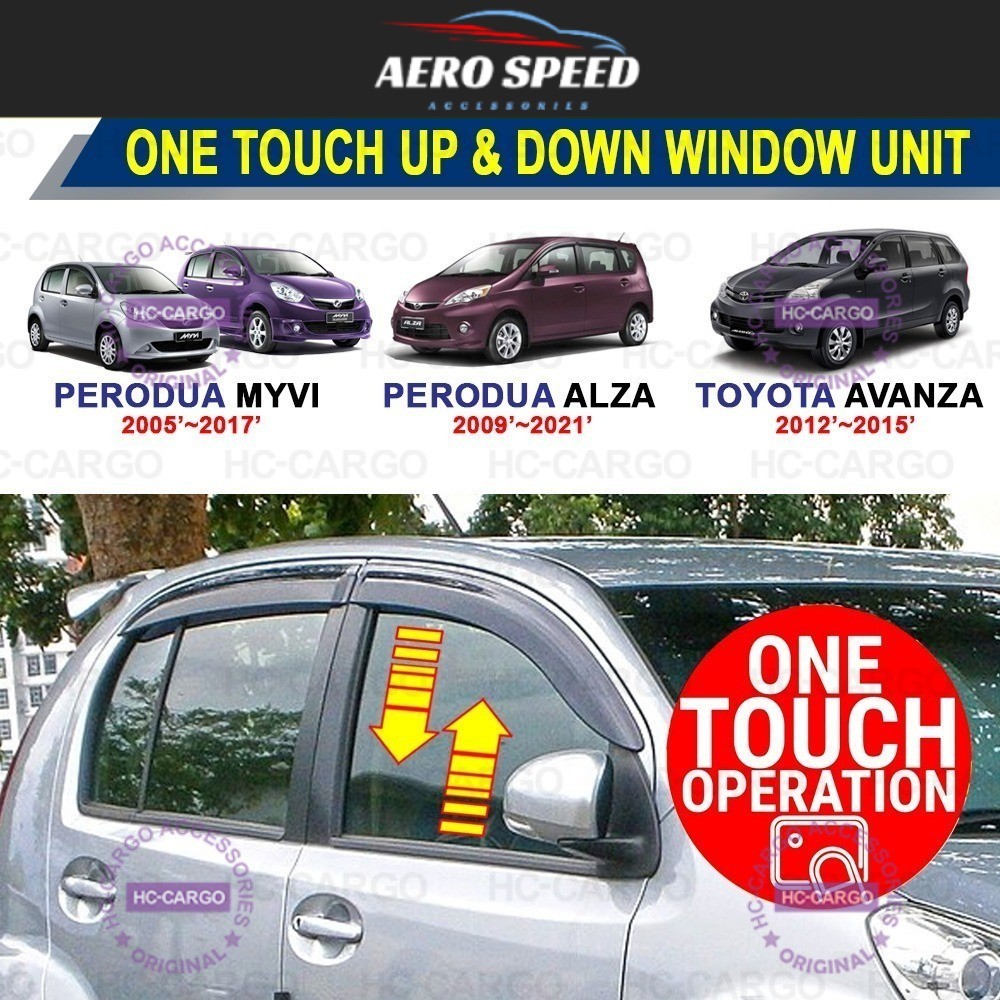 Perodua Myvi Alza Avanza Nippon Power One Touch Power Window Automatic ...