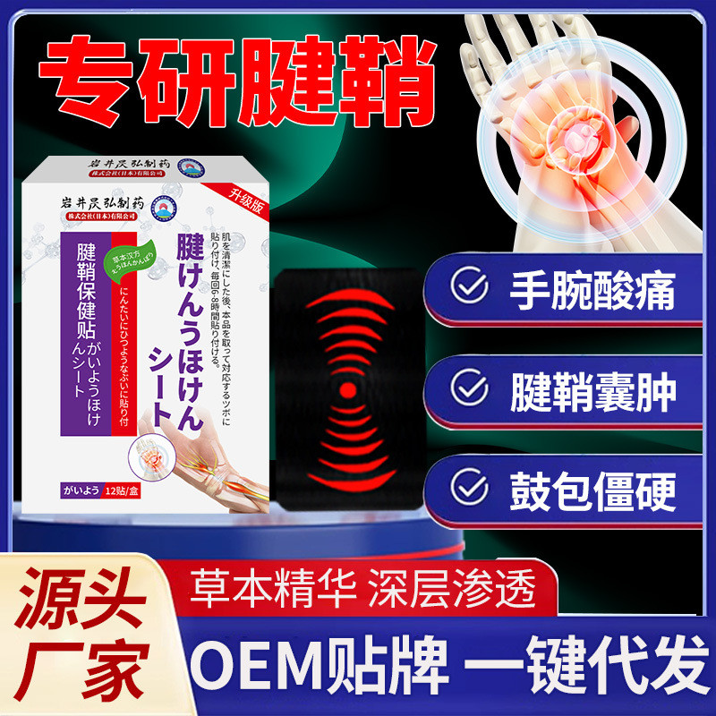 Up Iwai Tendon Sheath Patch Cream Wrist Sprain Wrist Finger Thumb Pain ...