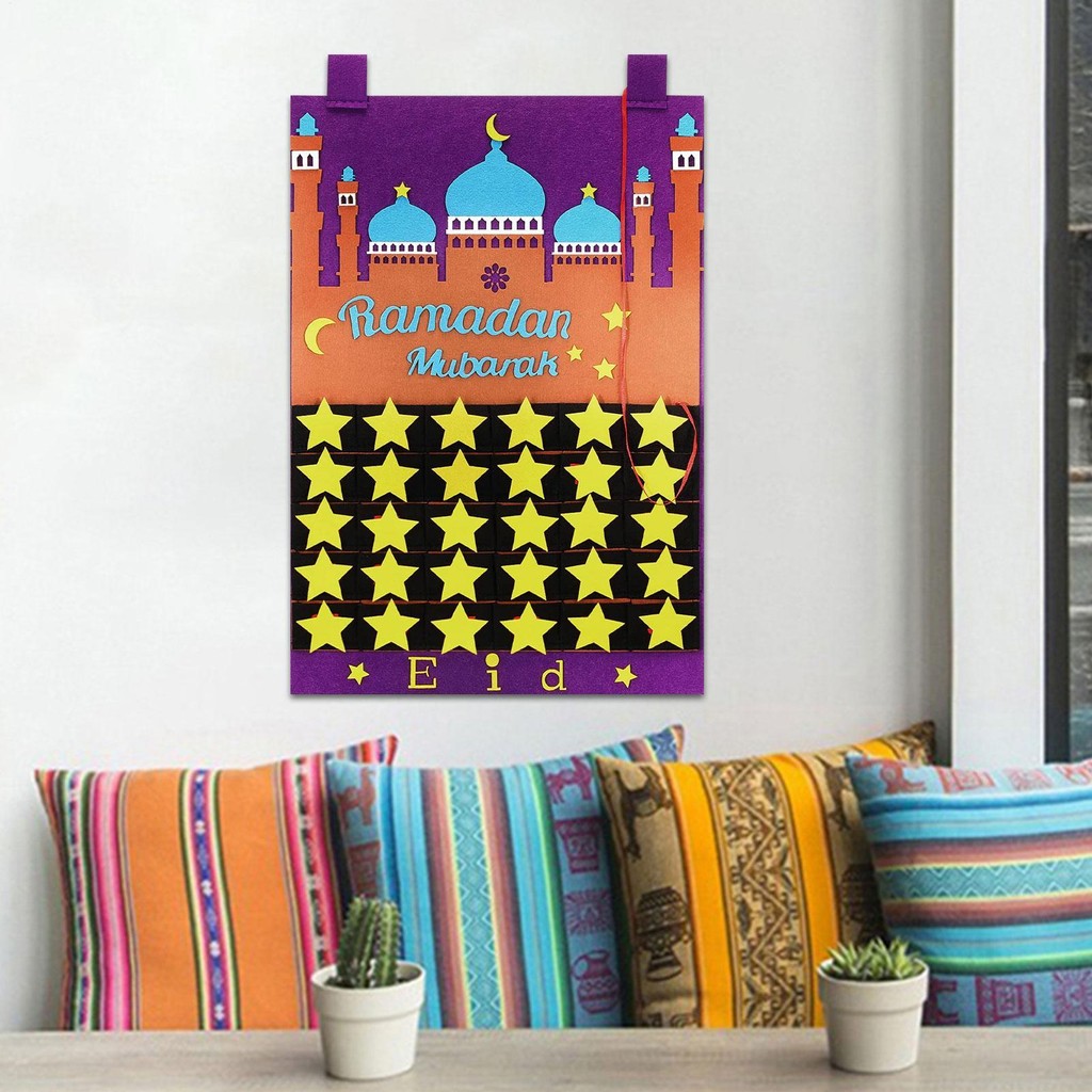 Ramadan Countdown Calendar Ramadan Calendar for Kids Wall Hangings ...