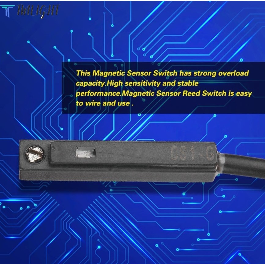 CS1-G Magnetic Air Pneumatic Cylinder Magnetic Reed Switch Sensor DC AC ...