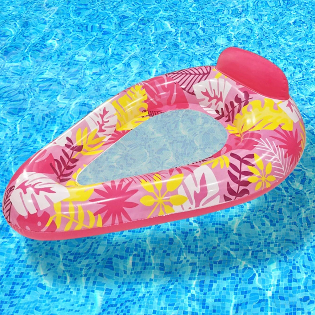 Swimming Floating Bed Hammock Inflatable Pool Floats with Headrest ...