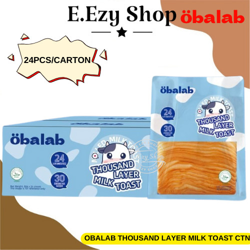 OBALAB THOUSAND LAYER MILK TOAST 80G | Shopee Malaysia