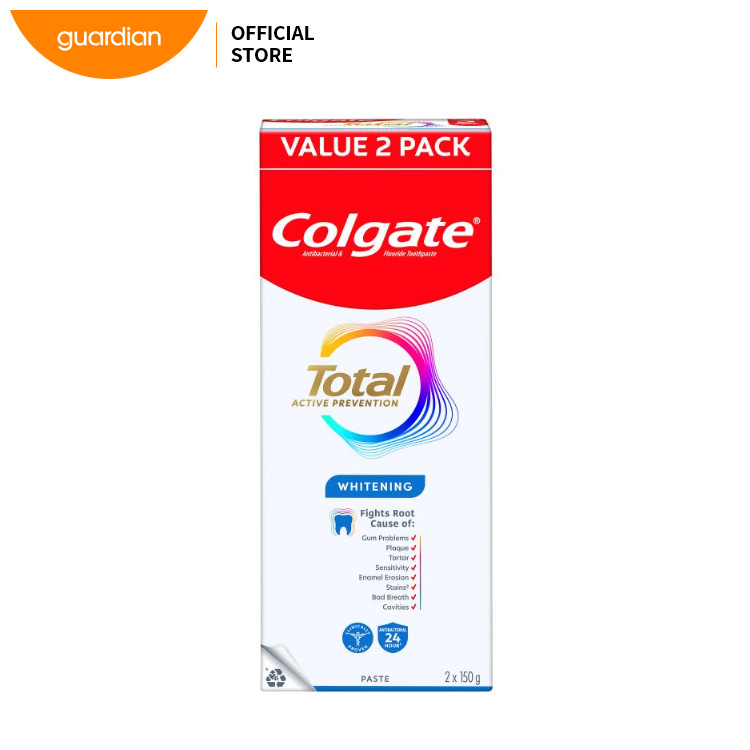 Colgate Total12 Toothpaste Whitening Tp 2X150 | Shopee Malaysia