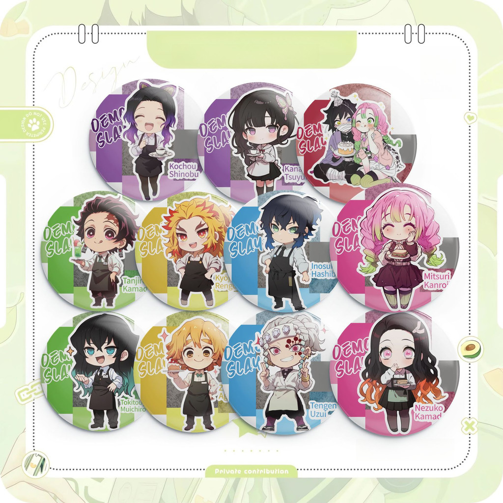 Q Version Demon Slayer Double Flash Bar Tanjirou Shito Nezuko Snake ...