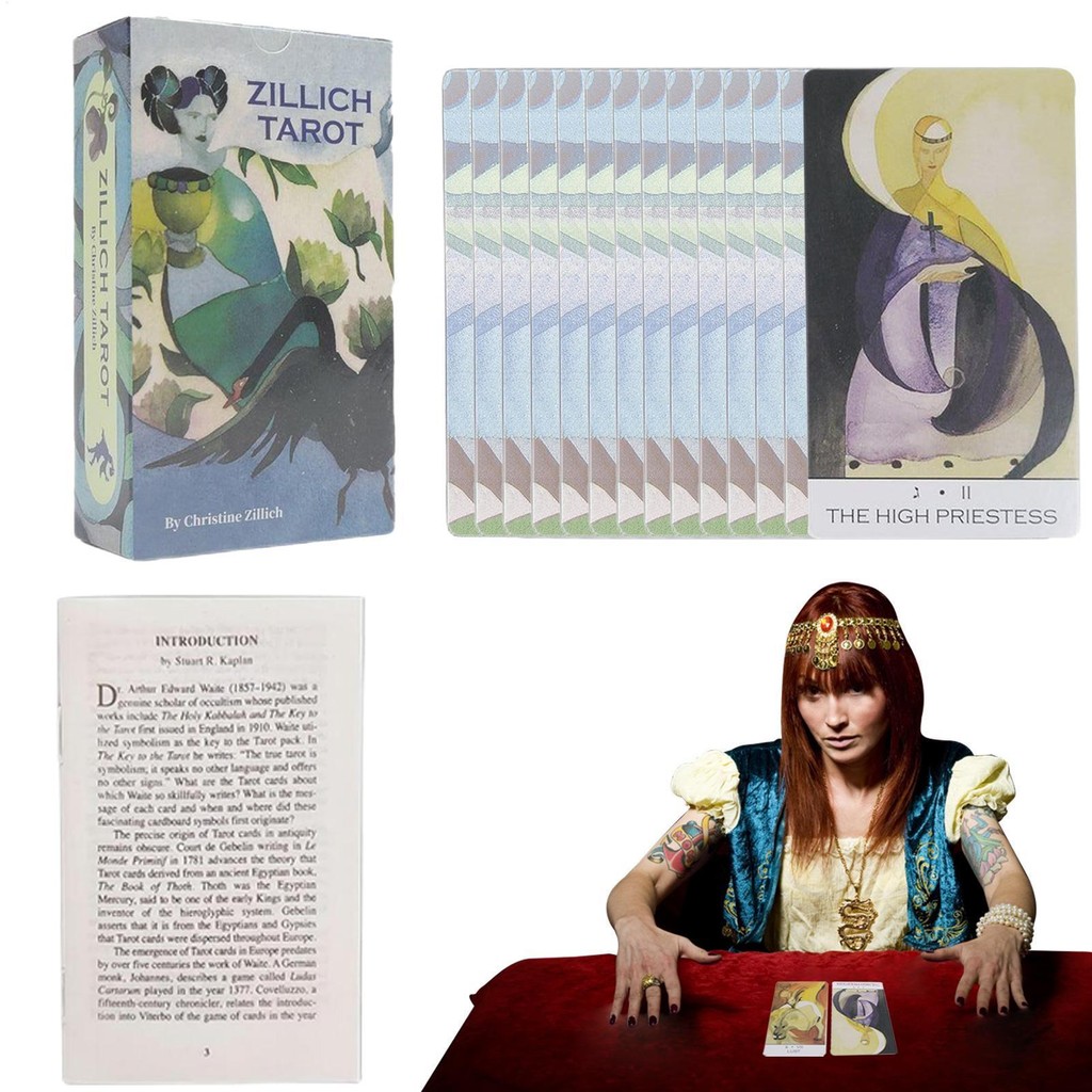 High-Definition Zillich Tarot Card Factory Made 78 Tarots Full English ...