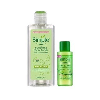 SIMPLE Toner Kind to Skin Soothing Toner 200ml 50ml | Shopee Malaysia