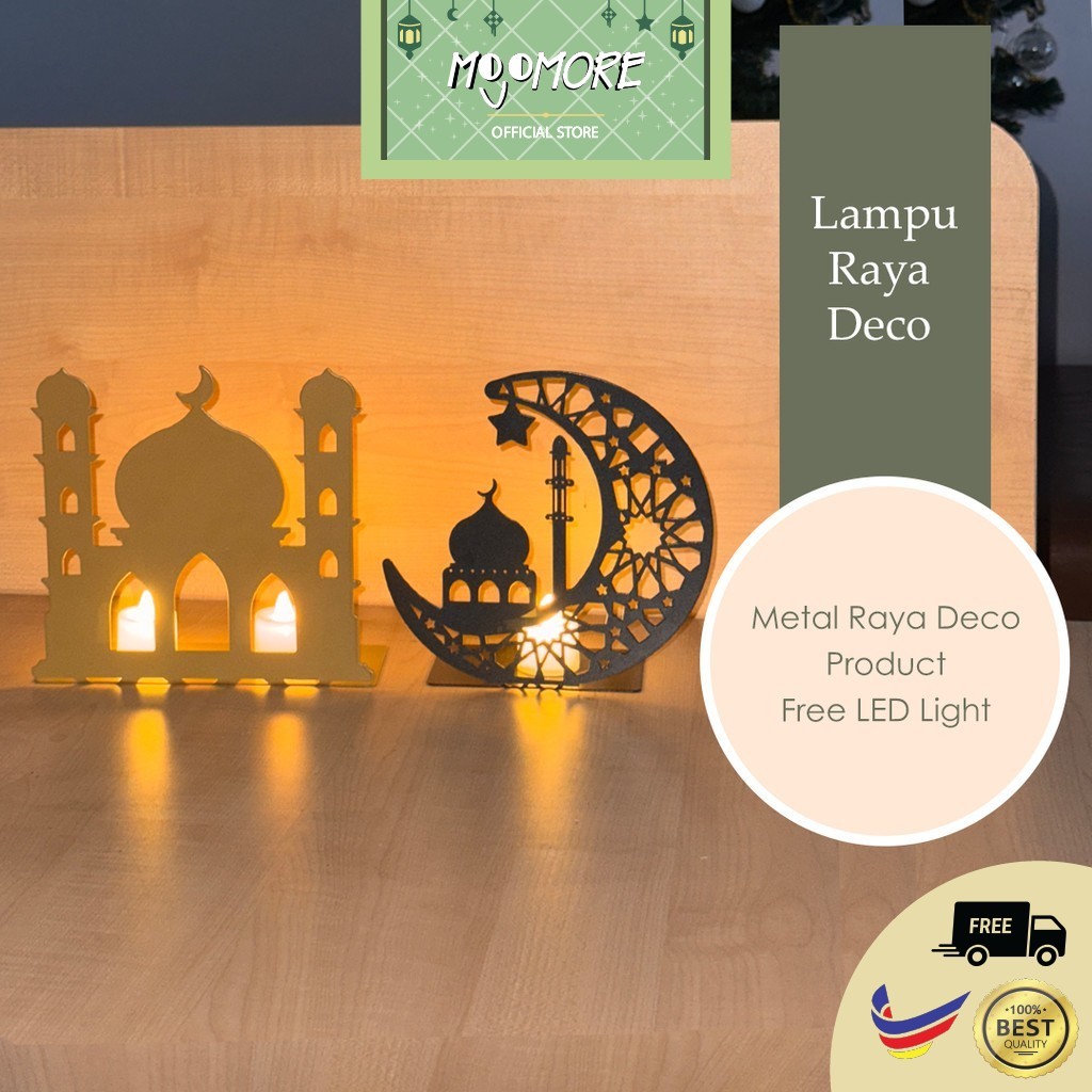Mojomore Selamat Hari Raya Aidilfitri EID Muslim Metal Pendant Mubarak ...